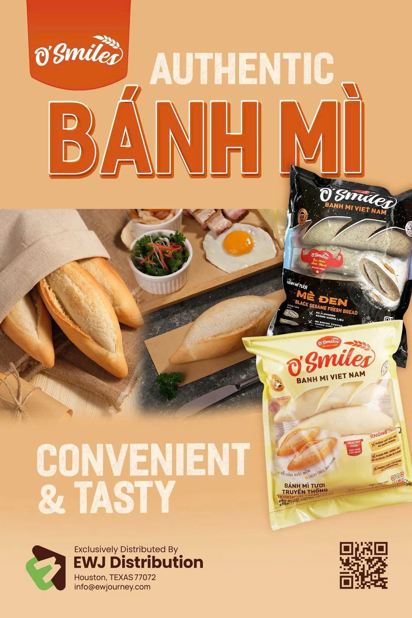 Chúc mừng Bánh Mì O'Smiles đã có những chuyến hàng đầu tiên qua thị ...